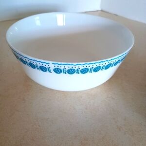 Corelle | Kitchen | New Corelle Glass Bowls White Milk Azure Medallion ...